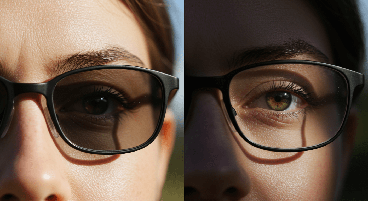 Verres photochromiques : guide complet pour y voir clair au soleil et à ...